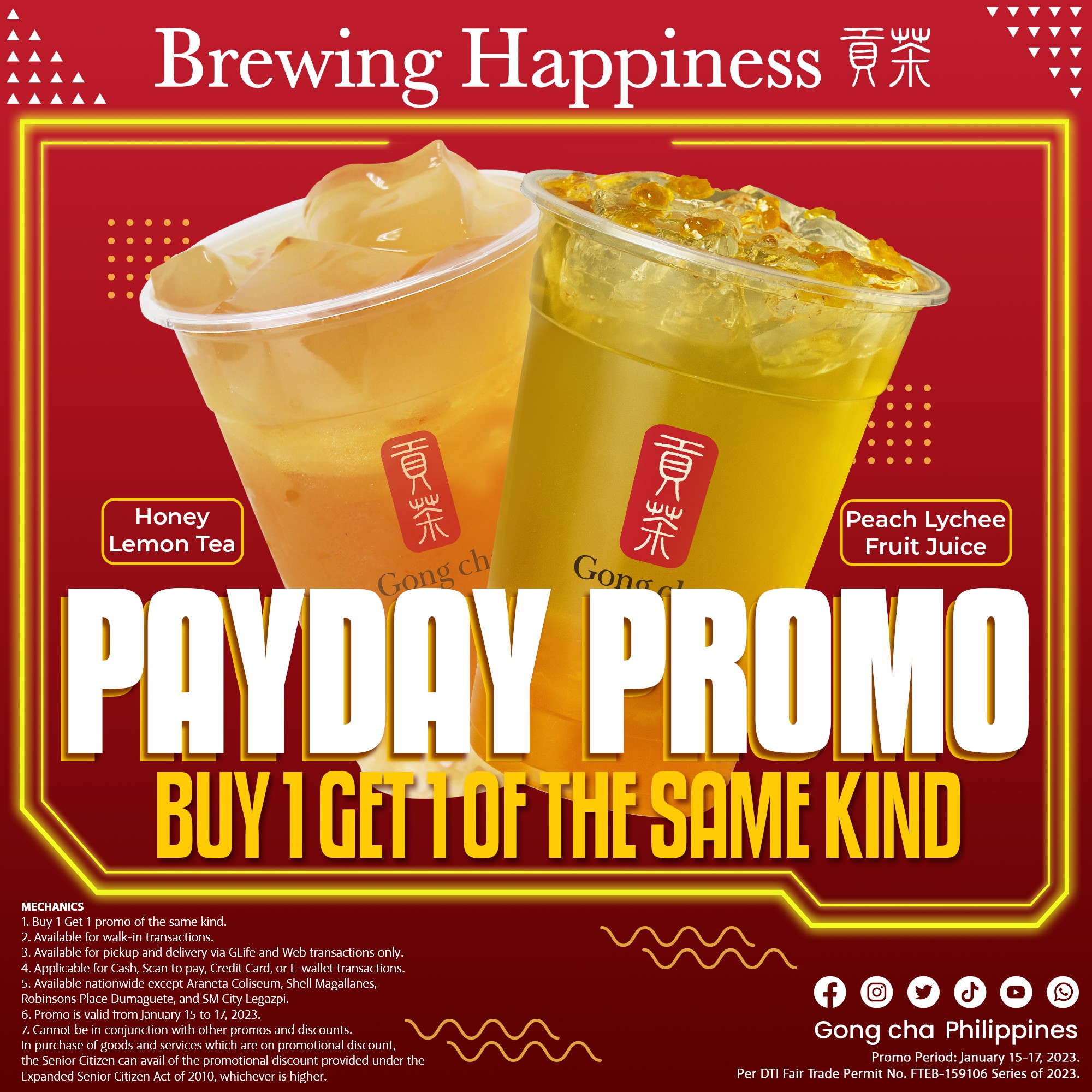 Payday Promo (January 15-17 2023)
