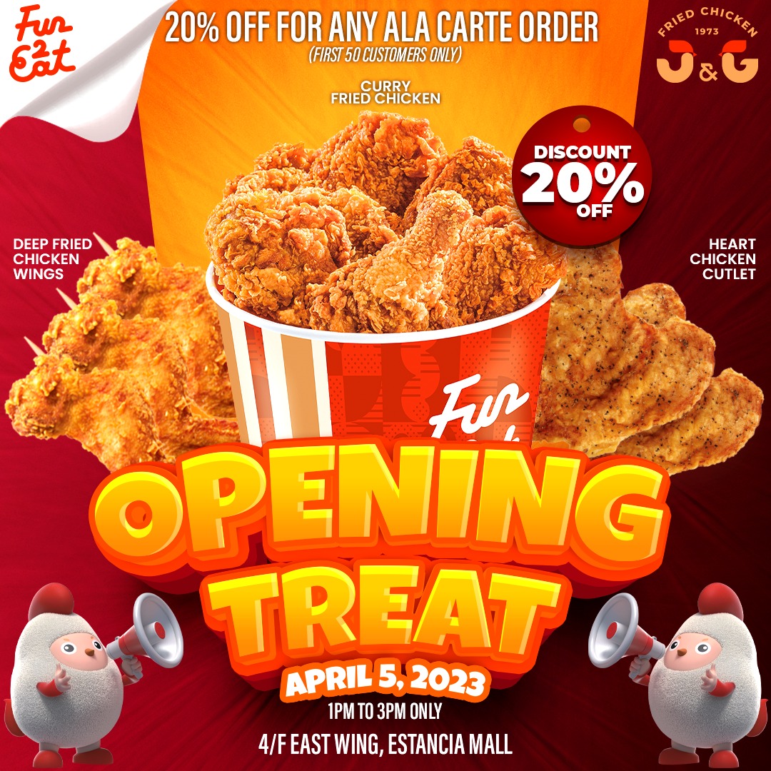 J&G Chicken Philippines Grand Opening